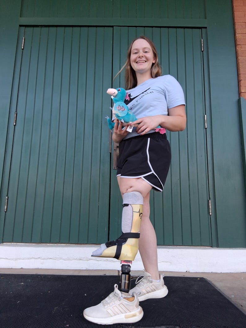 Coco the Plushie! A Raptor Stuffed Animal With the Disability CFD ...