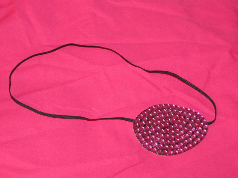 Swarovski Crystal Rhinestone Eye Patch - Etsy