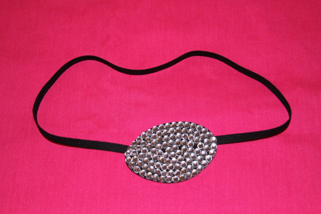 Swarovski Crystal Rhinestone Eye Patch - Etsy