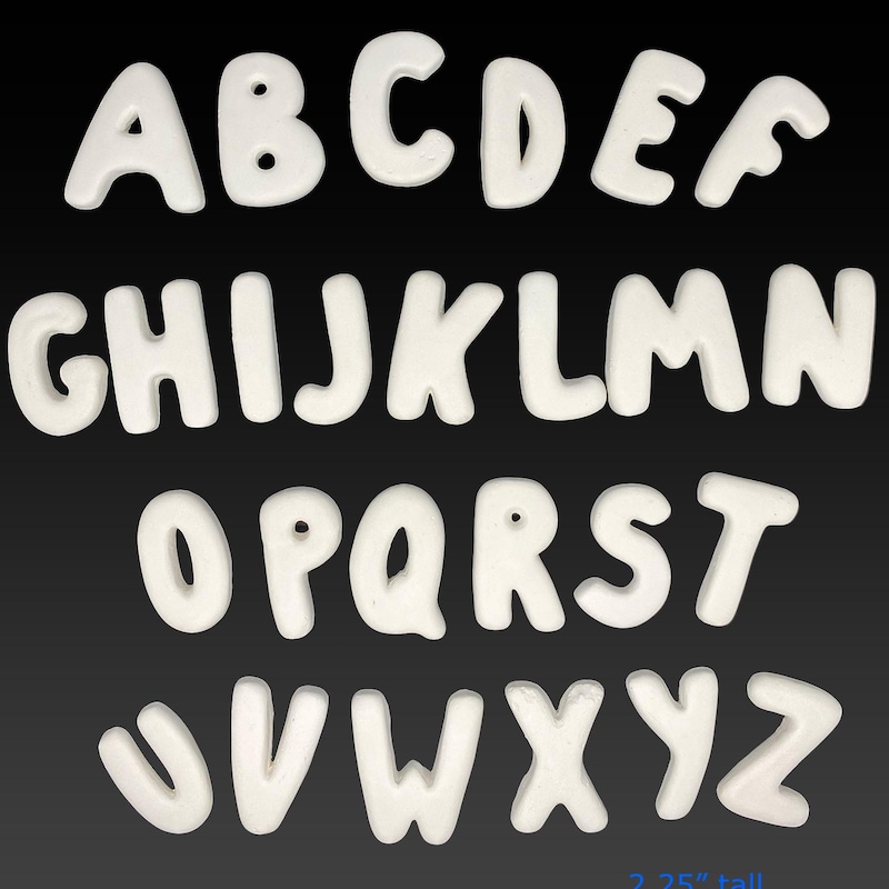 Ceramic Letters - Etsy