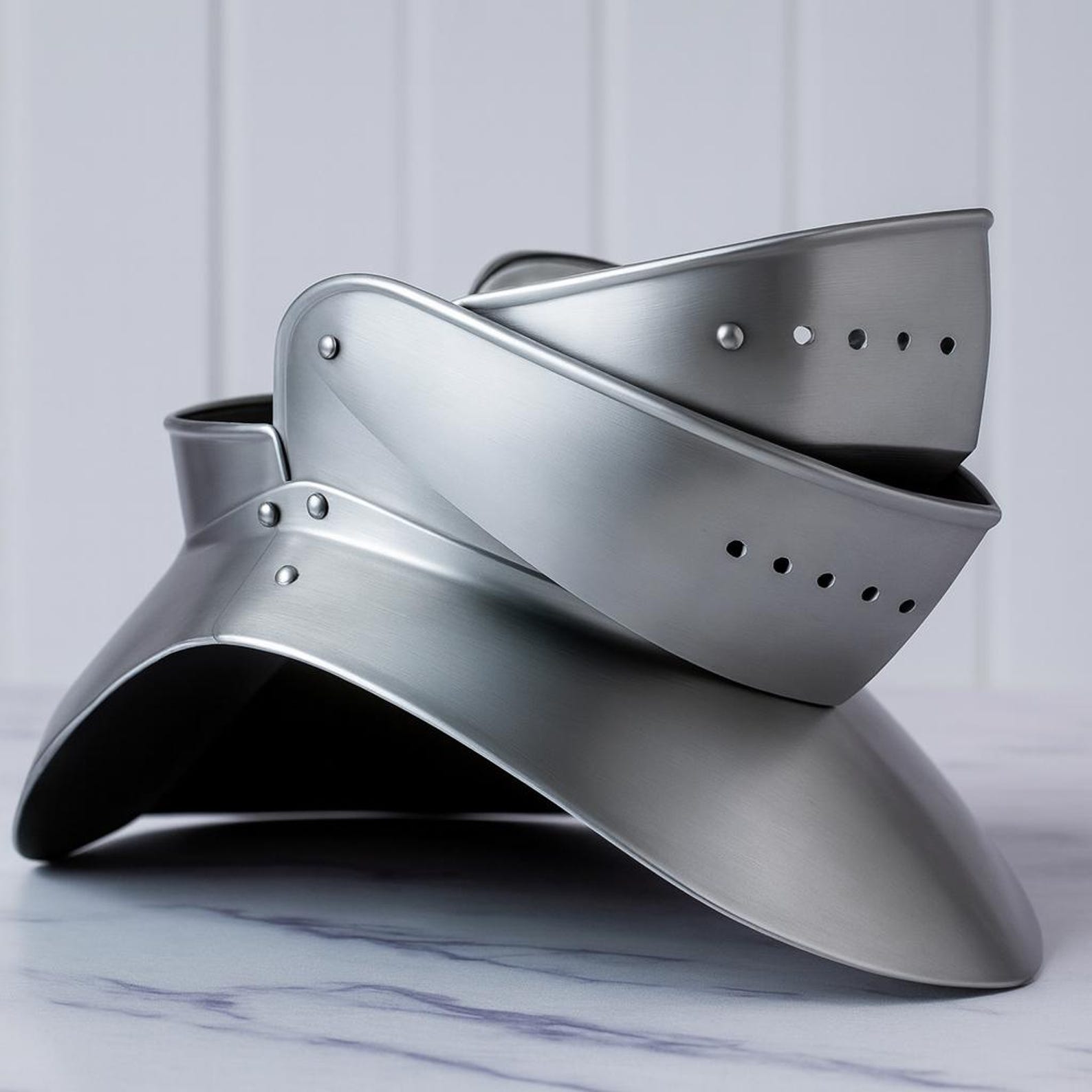Medieval Steel Gorget – Handmade Knight Neck Armor for Cosplay & LARP ...
