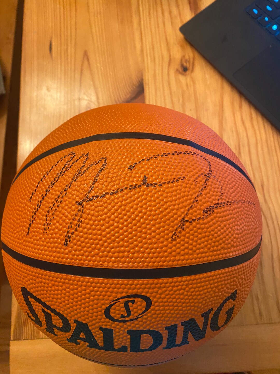 Michael Jordan Autographed Spalding Basketball With COA - Etsy