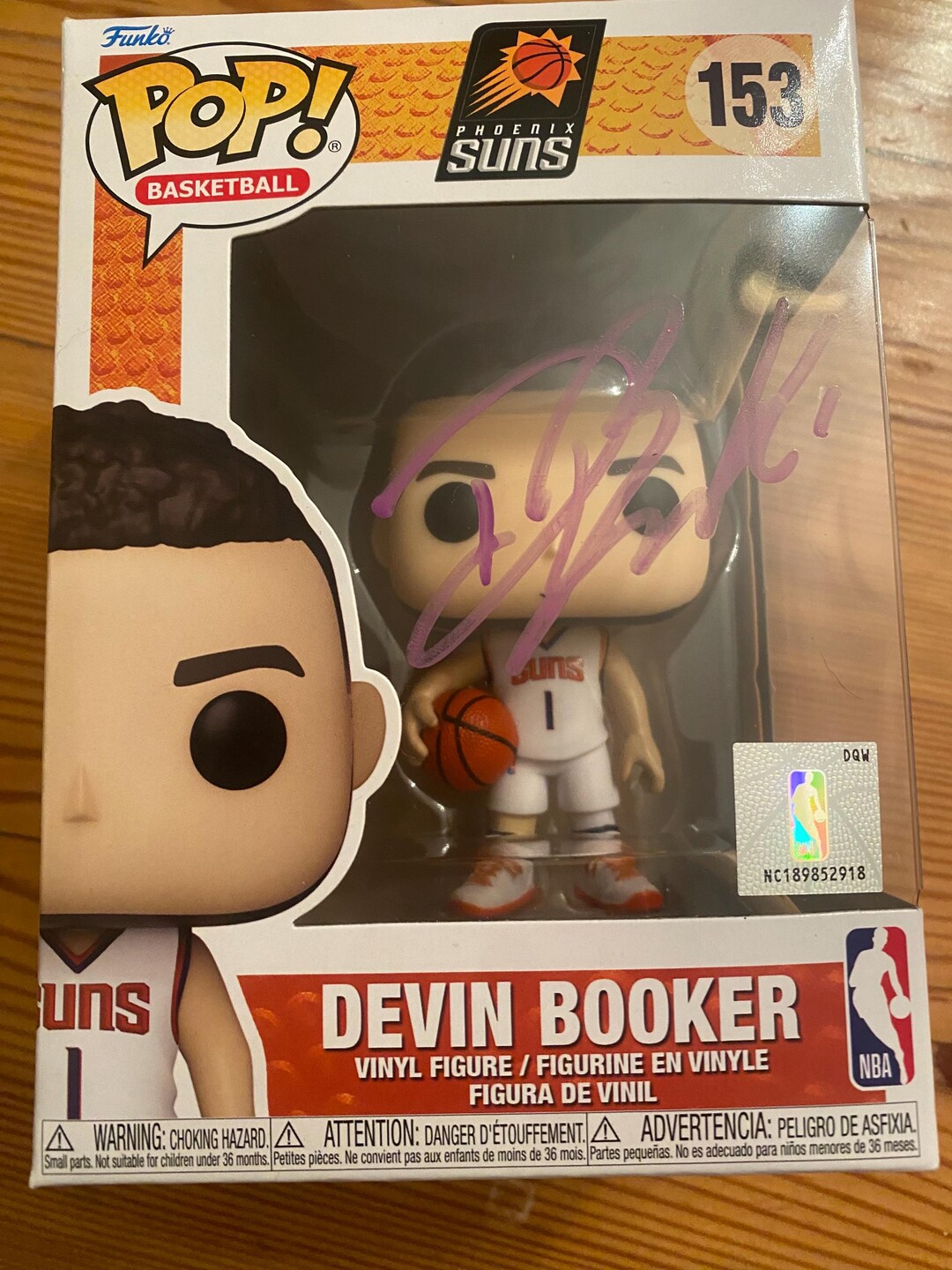 Devin Booker Autographed Funko Pop - Etsy