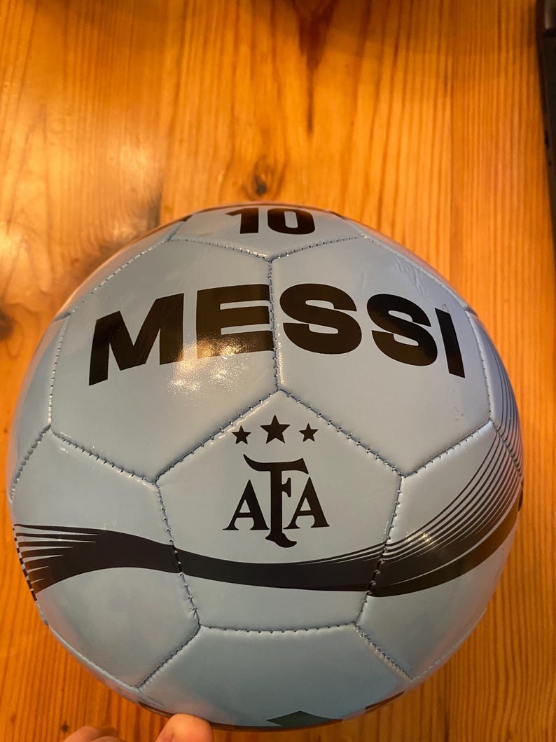 Lionel Messi and Julian Alvarez Signed Argentina Messi Ball With COA - Etsy