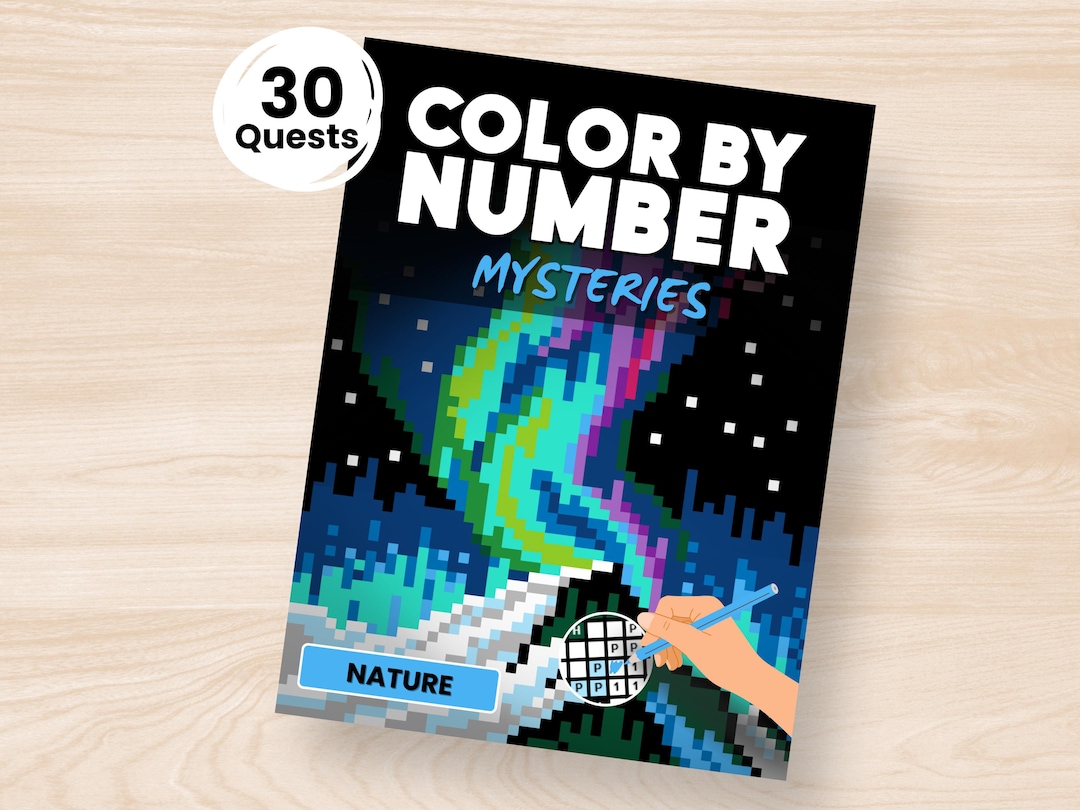 Nature Color by Number: Mystery Mosaic (PDF Download) - Etsy