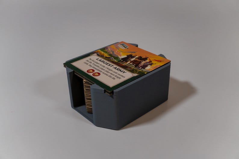 Catan Organizer 3D Printed PLA Sleeved Card Compatible Base Game ...