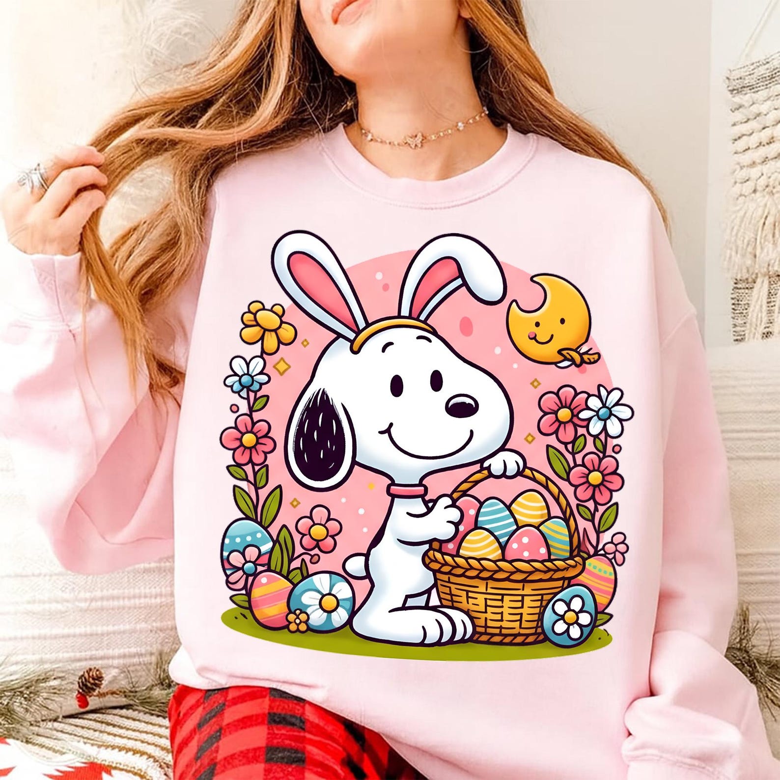 Snoopy de Pascua PNG, perro de dibujos animados, Feliz Día de Pascua ...