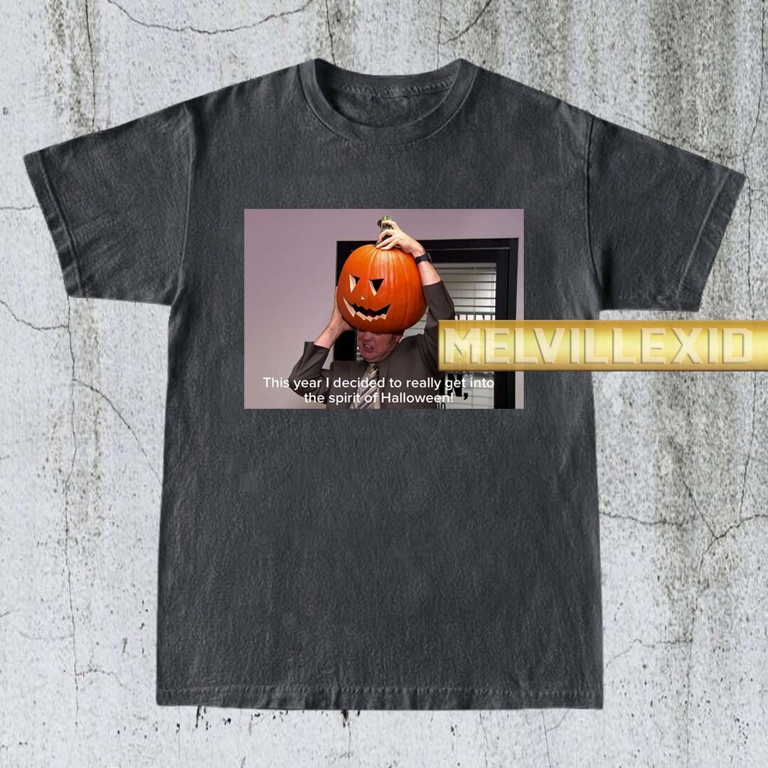 Vintage Dwight Pumpkin Head Shirt, Halloween T-shirt, Dwight Schrute ...
