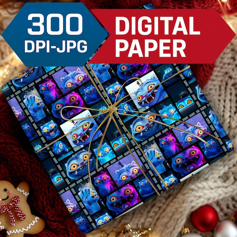 Derpy Tiger Wallpaper Movie Design Kpop Demon Hunters Digital Paper ...