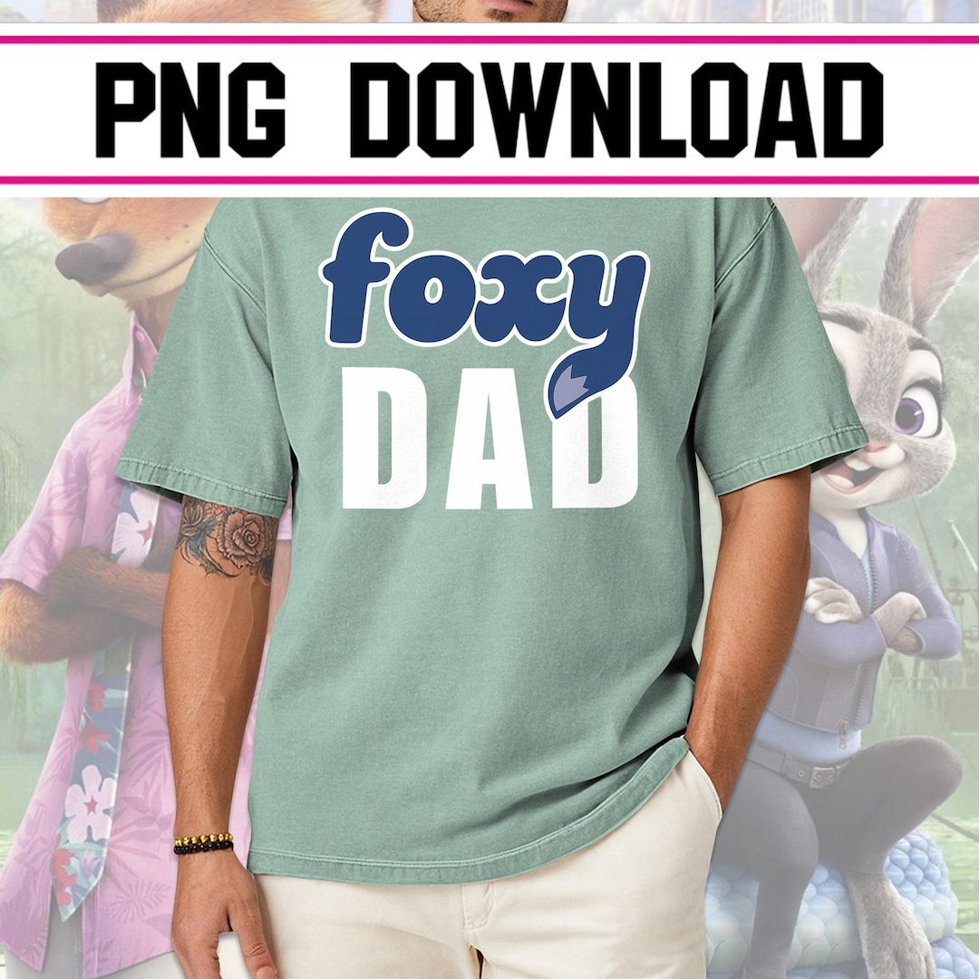 Foxy Dad PNG Download, Nick Wilde Shirt Design, Zootopia 2 PNG ...