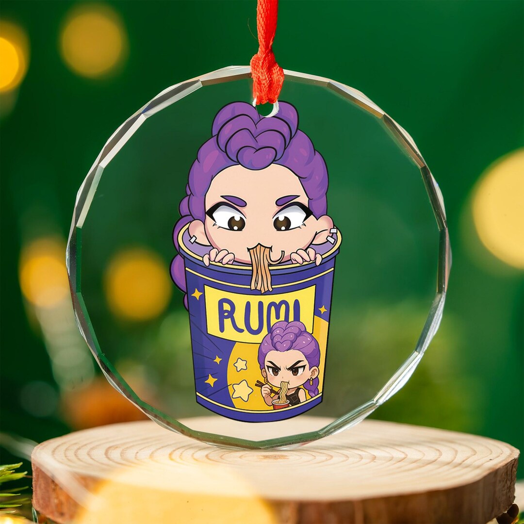 Rumi Ramen Huntrix Christmas Ornament, Rumi Zoey Mira KPDH Christmas ...