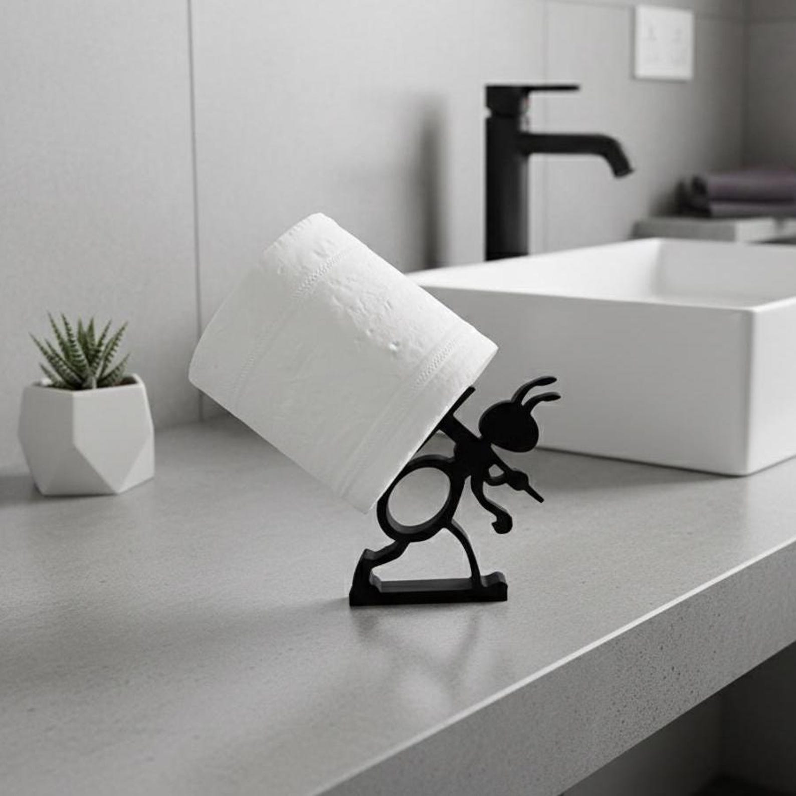 Funny Ant Toilet Paper Holder: 3D Printed Quirky Bathroom Decor - Etsy