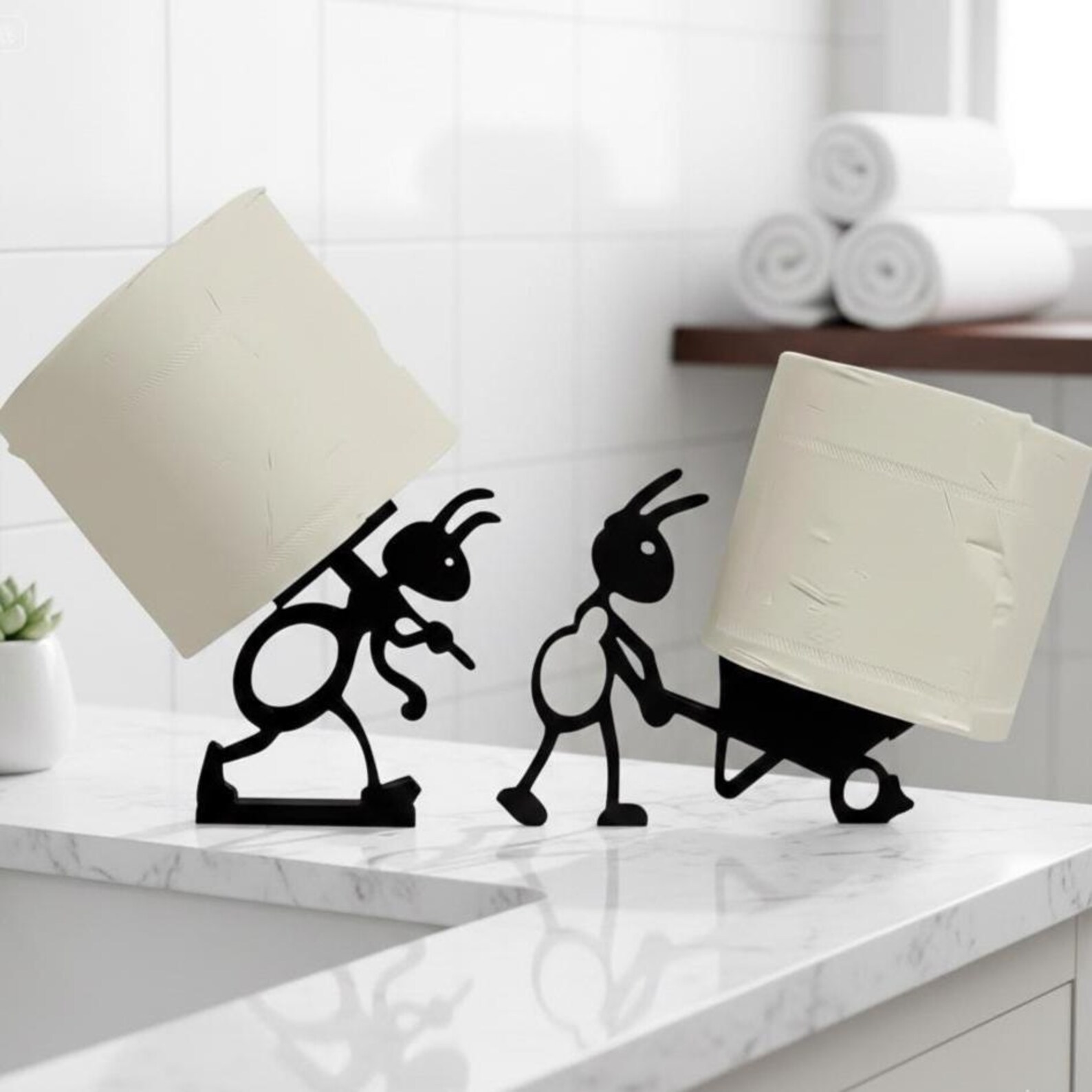 Funny Ant Toilet Paper Holder: 3D Printed Quirky Bathroom Decor - Etsy