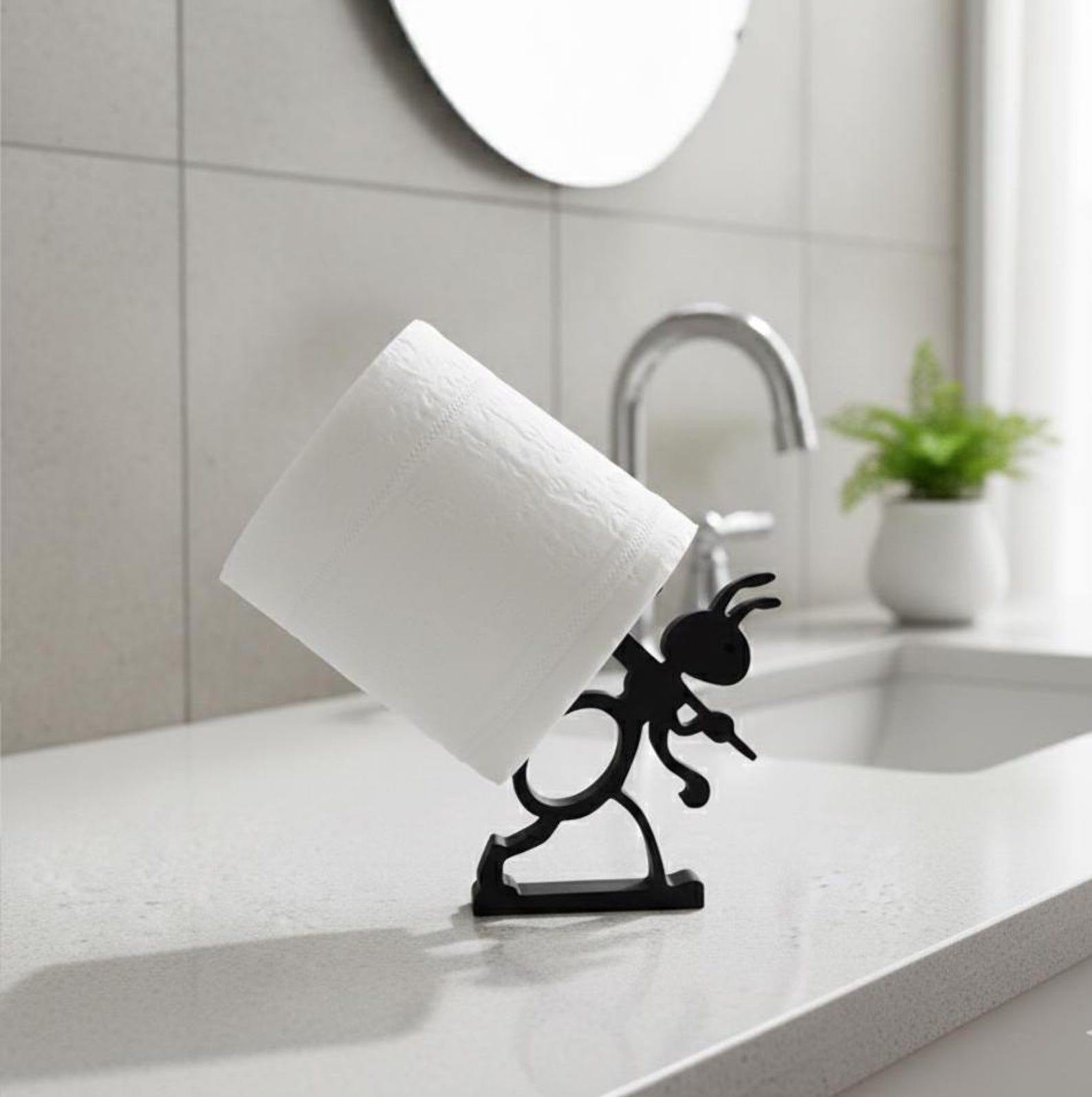 Funny Ant Toilet Paper Holder: 3D Printed Quirky Bathroom Decor - Etsy
