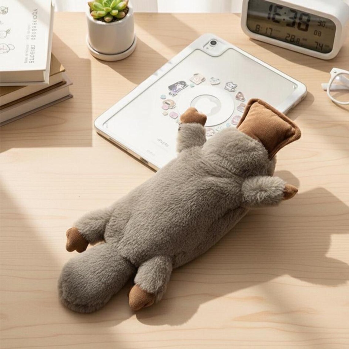 Plush Platypus Pen Bag: Kawaii Pencil Case, Stationery Storage - Etsy ...