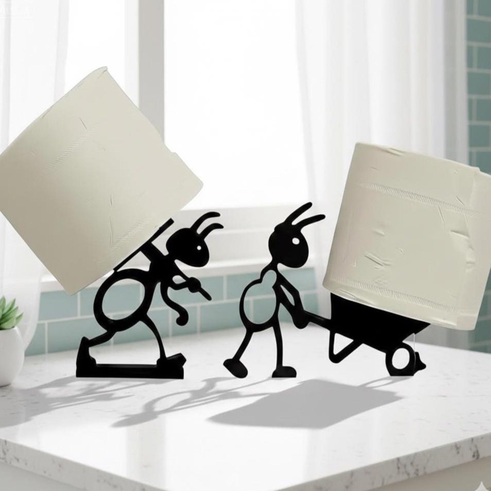 Funny Ant Toilet Paper Holder: 3D Printed Quirky Bathroom Decor - Etsy