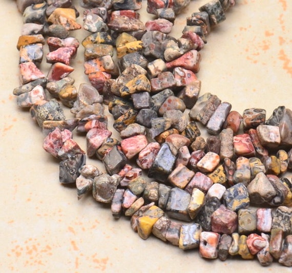1 Strand Leopard Skin JASPER Chips 10/5mm COD0836 | Etsy