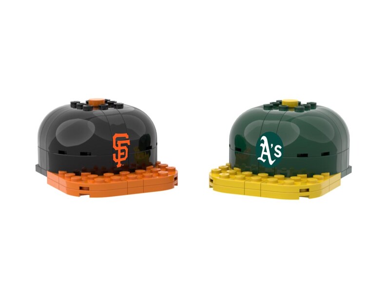 LEGO® MLB Baseball Caps - Build and Display Your Favorite Team! - Etsy