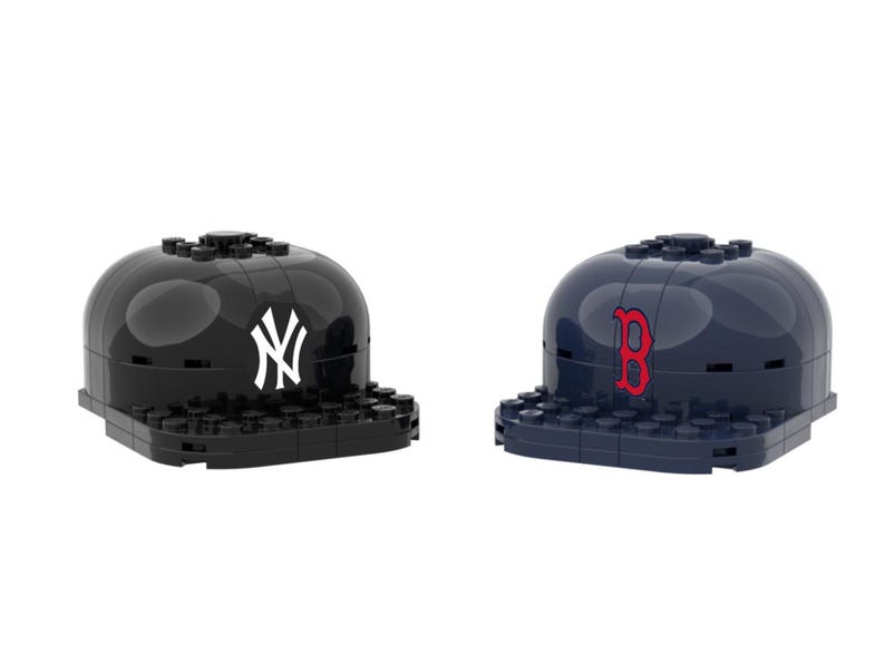 LEGO® MLB Baseball Caps - Build and Display Your Favorite Team! - Etsy