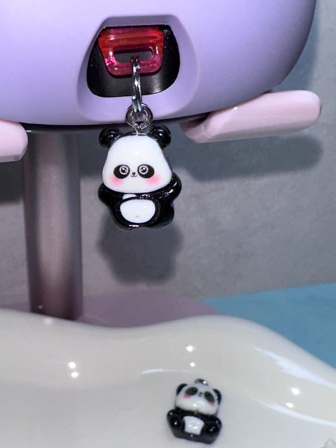 Customized Panda Bear Dust Plug Charm, Phone Accessory - Etsy