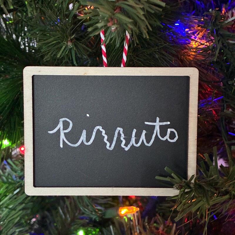 Chalkboard Ornament - Etsy