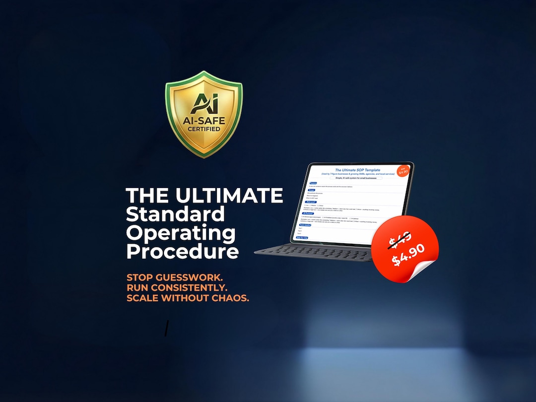 Standard Operating Procedure (SOP) Ai-safe Template Small Business ...