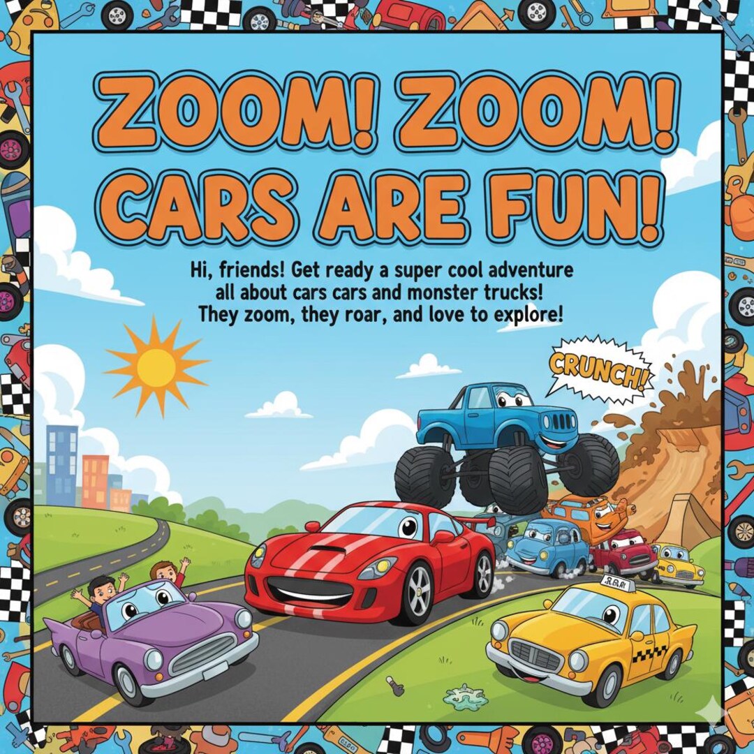 Zoom, Zoom Cars Are Fun - Etsy