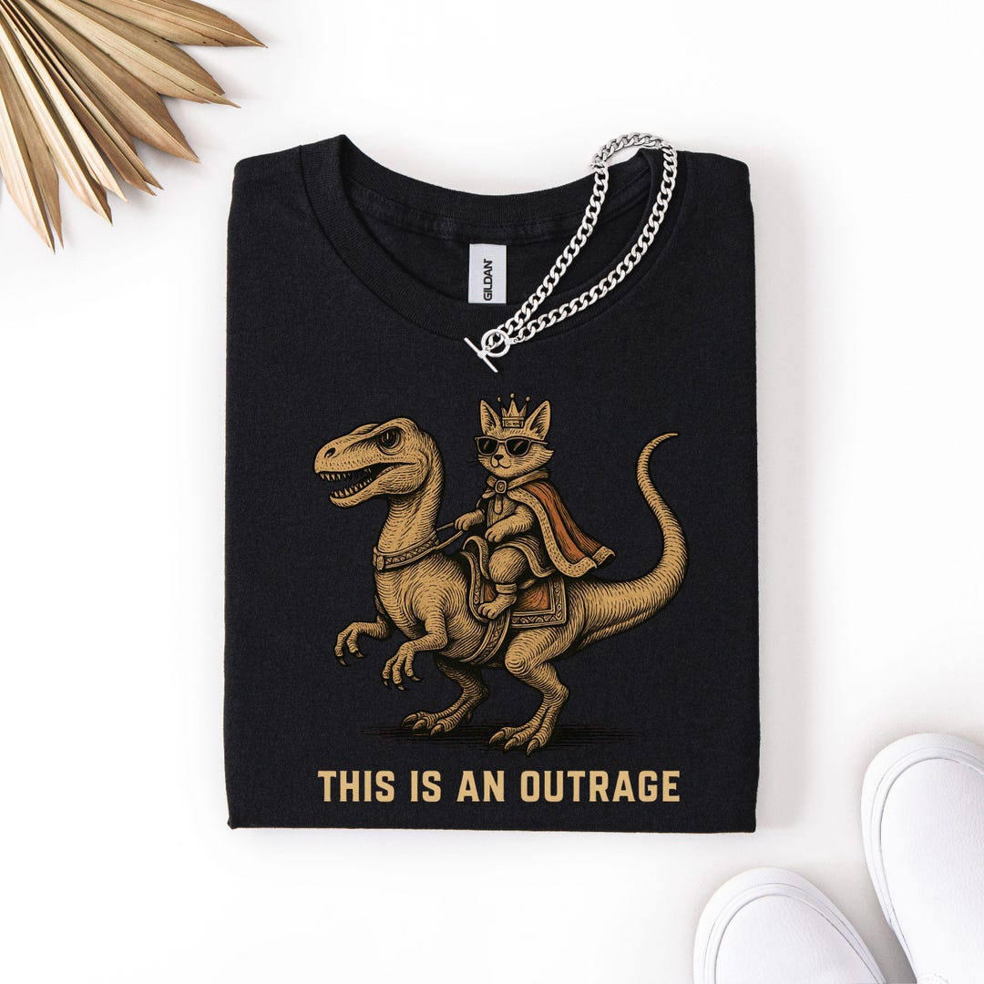 Princess Donut Mongo Cat Riding Dinosaur Shirt, Funny Dungeon Crawler ...