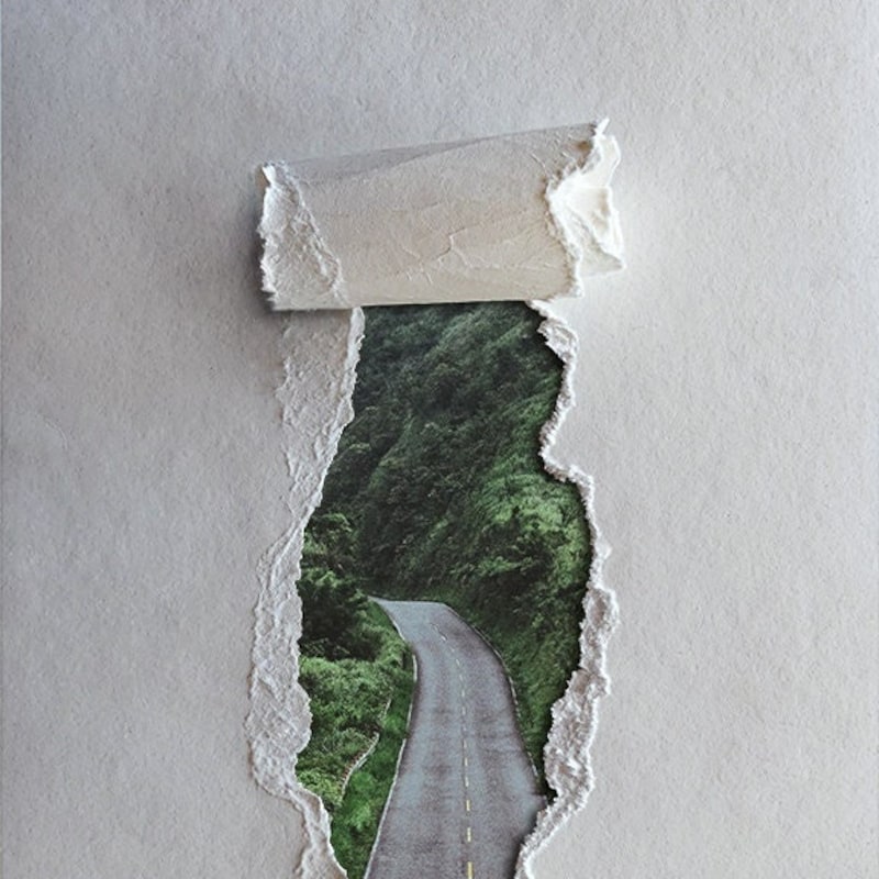 Paper Collage Wall Art - Etsy