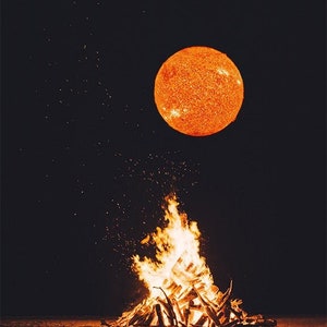 Sunburn Collage Artwork Digital Art Surreal Art Digital Collage Sun ...