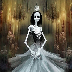 Danse Macabre Digital Art Ballet Ballerina Skeleton Dance Dancer Gothic ...