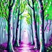 Wayward Path Digital Artwork Digital Art Painting Trees Forest Woodland ...