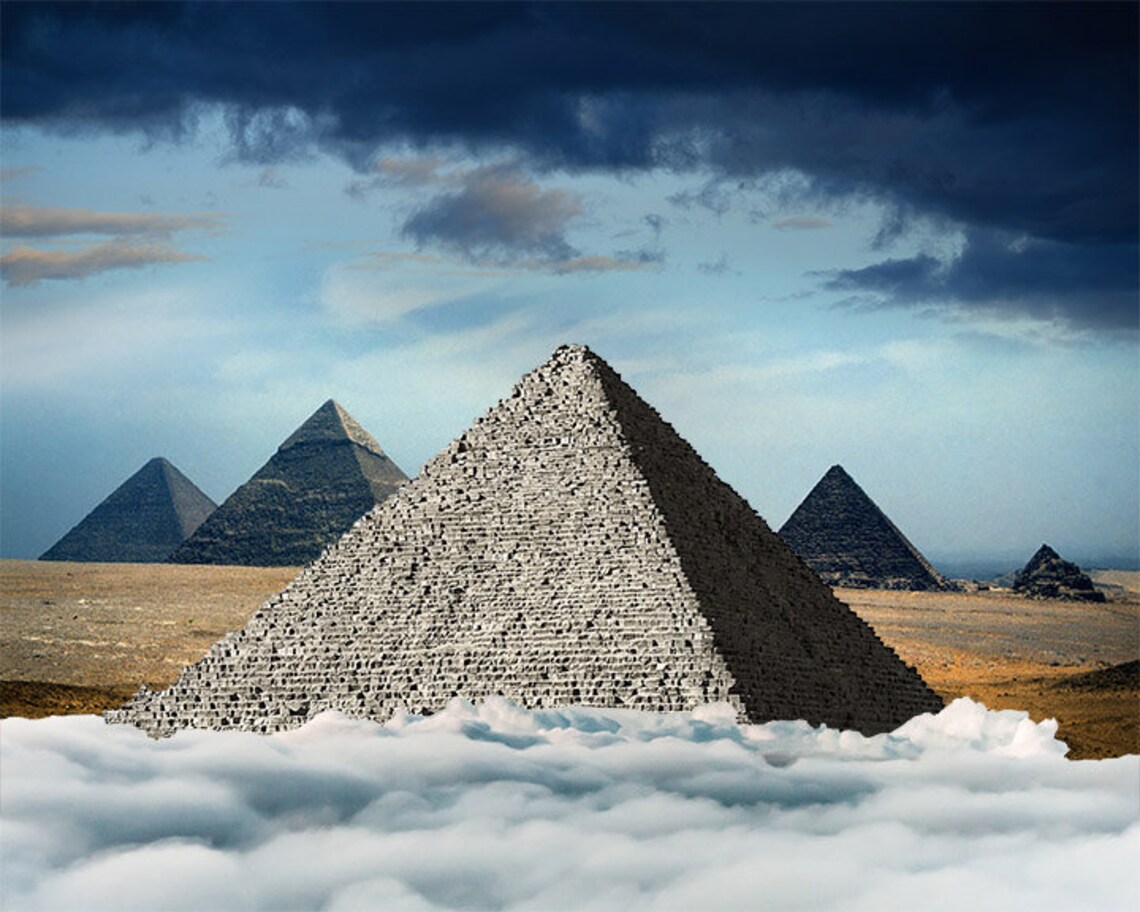 Pyramid Scheme Collage Artwork Digital Art Surreal Art Digital - Etsy