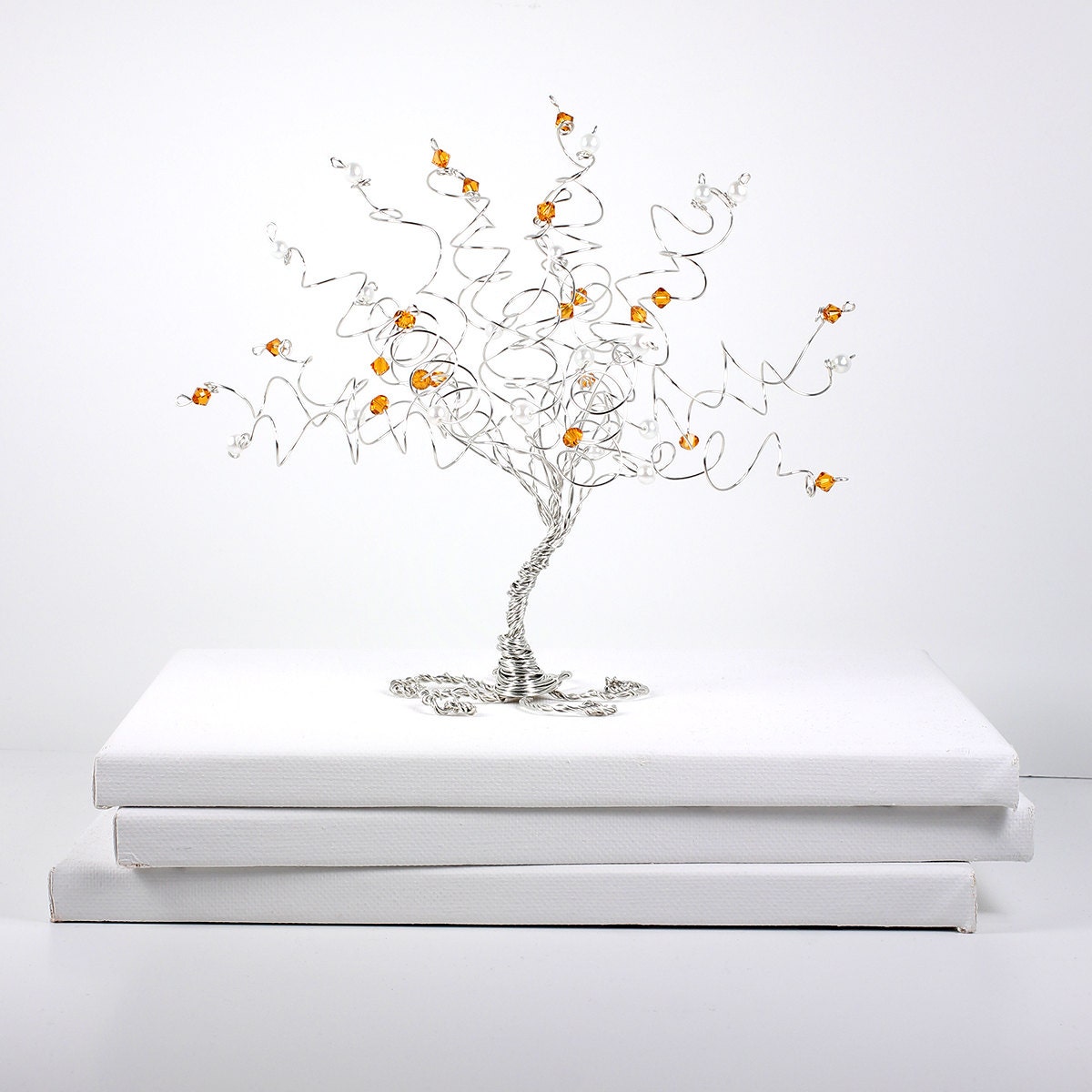 Anniversary Tree Sculpture Custom Wire Tree With Combination of Two ...