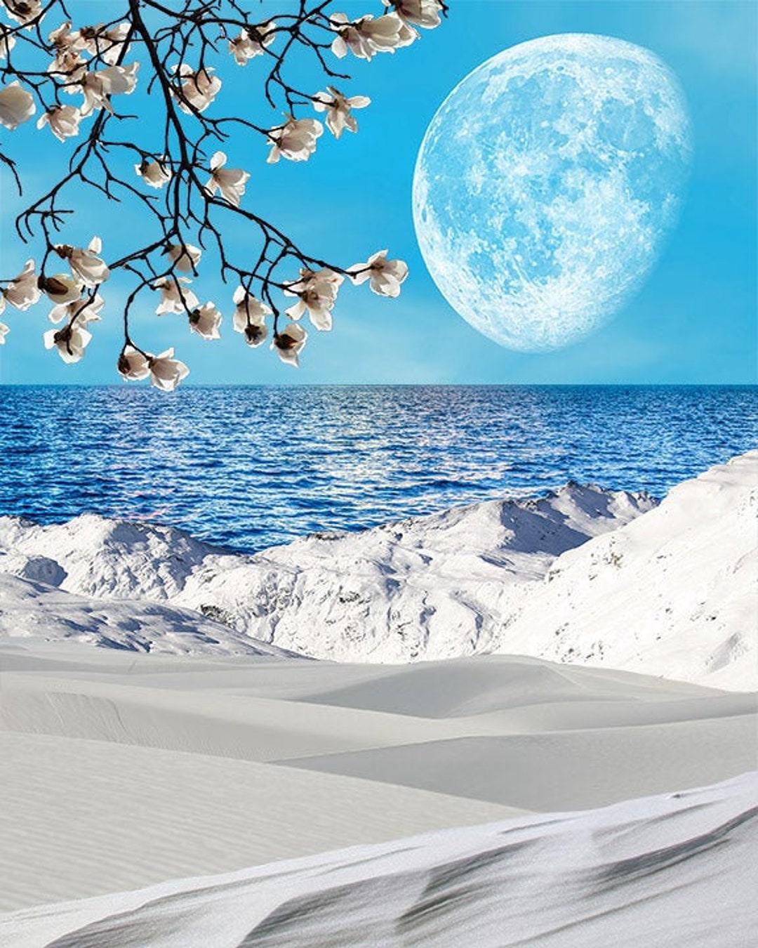 Landscape Collage Artwork Dreamscape Trees Digital Art Collage Art ...