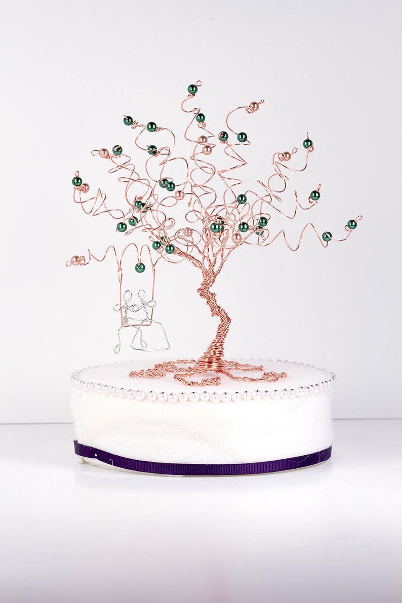 Swing Set Wedding Cake Topper Custom Tree Sculpture - Etsy