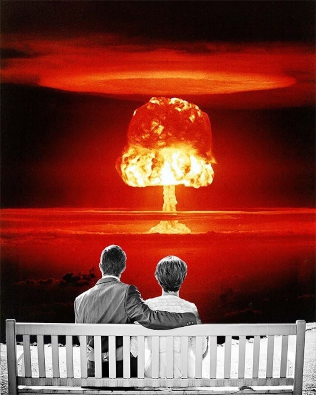 Eve of Destruction Collage Art Digital Art Apocalyptic Collage Artwork ...