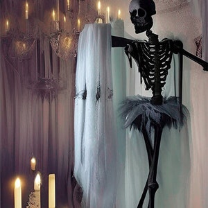 Danse Macabre Digital Art Ballet Ballerina Skeleton Dance Dancer Gothic ...