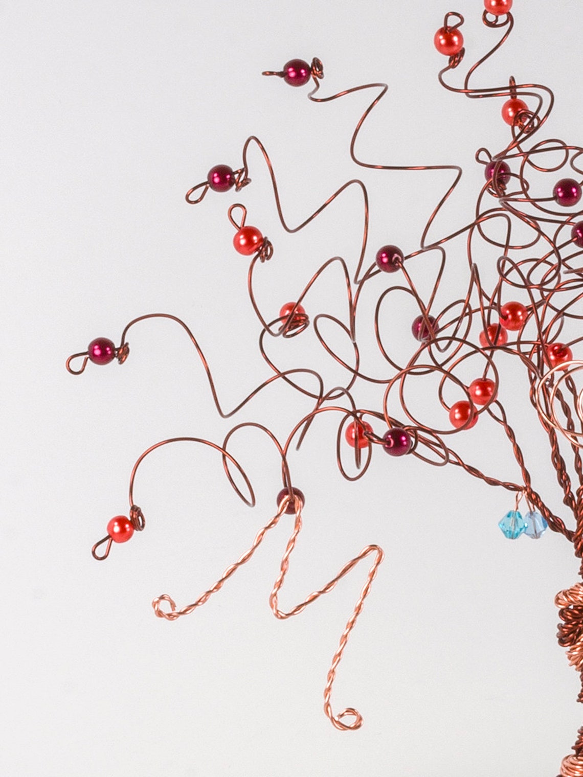 Entwined Tree Wedding Cake Topper When Two Become One Custom Wire Tree ...