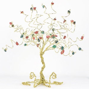 Custom Business Card Holder Wire Tree Sculpture in Any Colors - Etsy