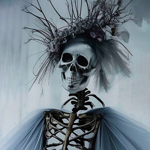 Danse Macabre Digital Art Ballet Ballerina Skeleton Dance Dancer Gothic ...