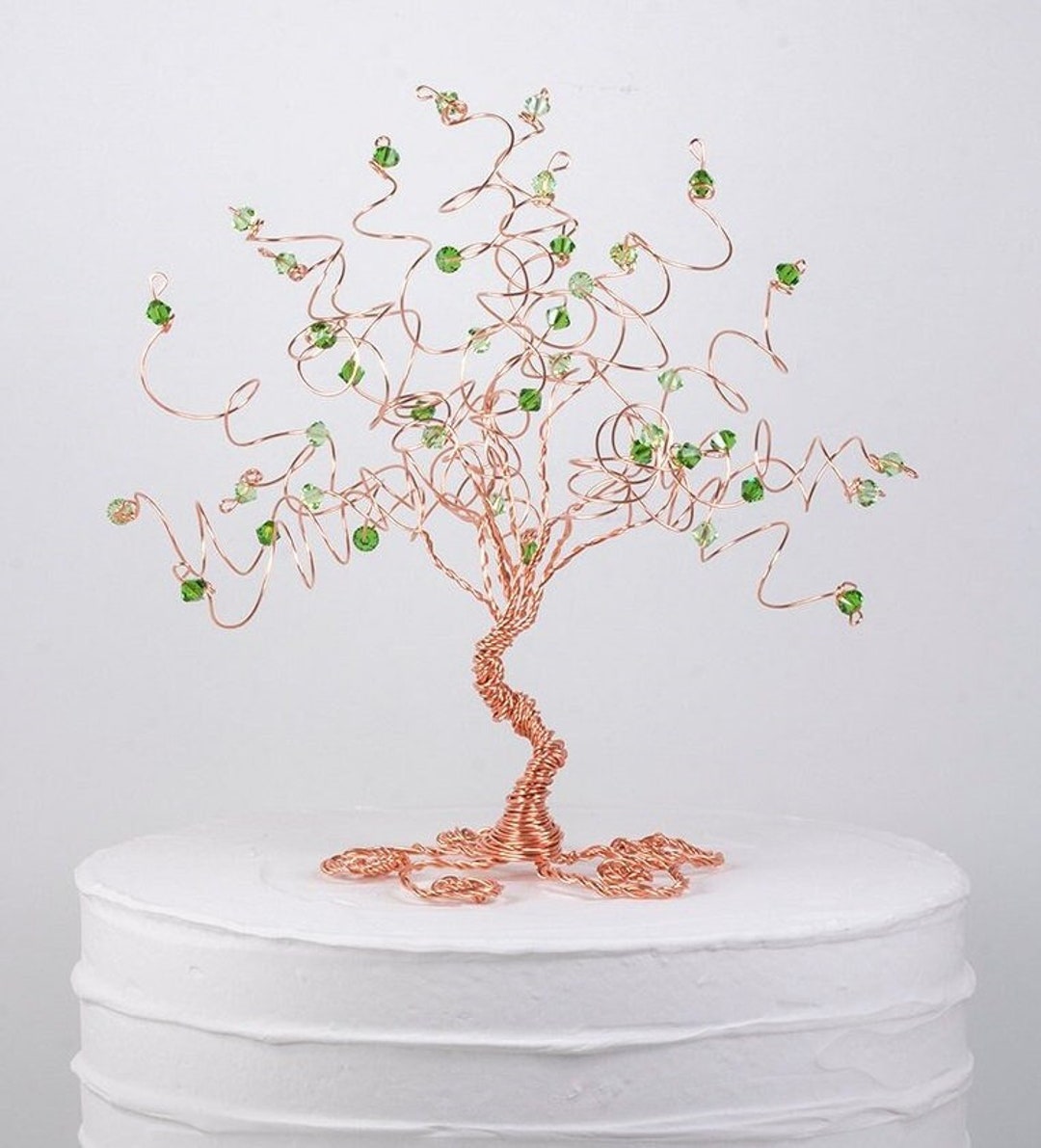 Tree Cake Topper Custom in Your Wedding Colors - Etsy