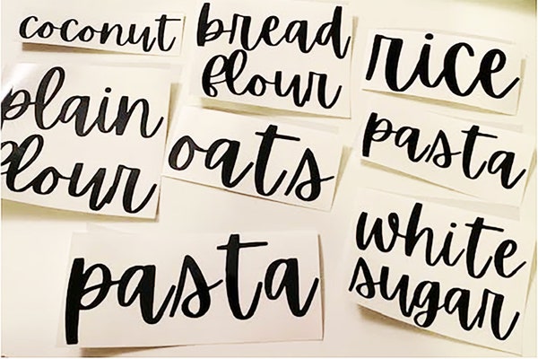 48 Printable Pantry Labels: Stella Vintage Blue Collection - Etsy Canada