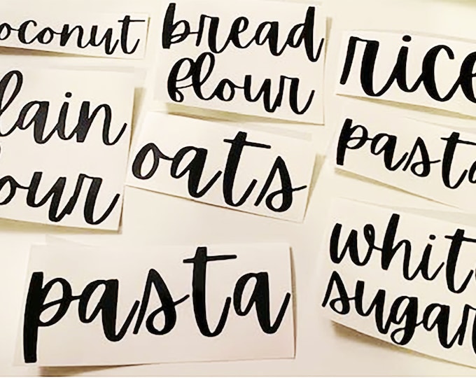 The Home Edit Bathroom Lables the Container Store Labels Organising ...