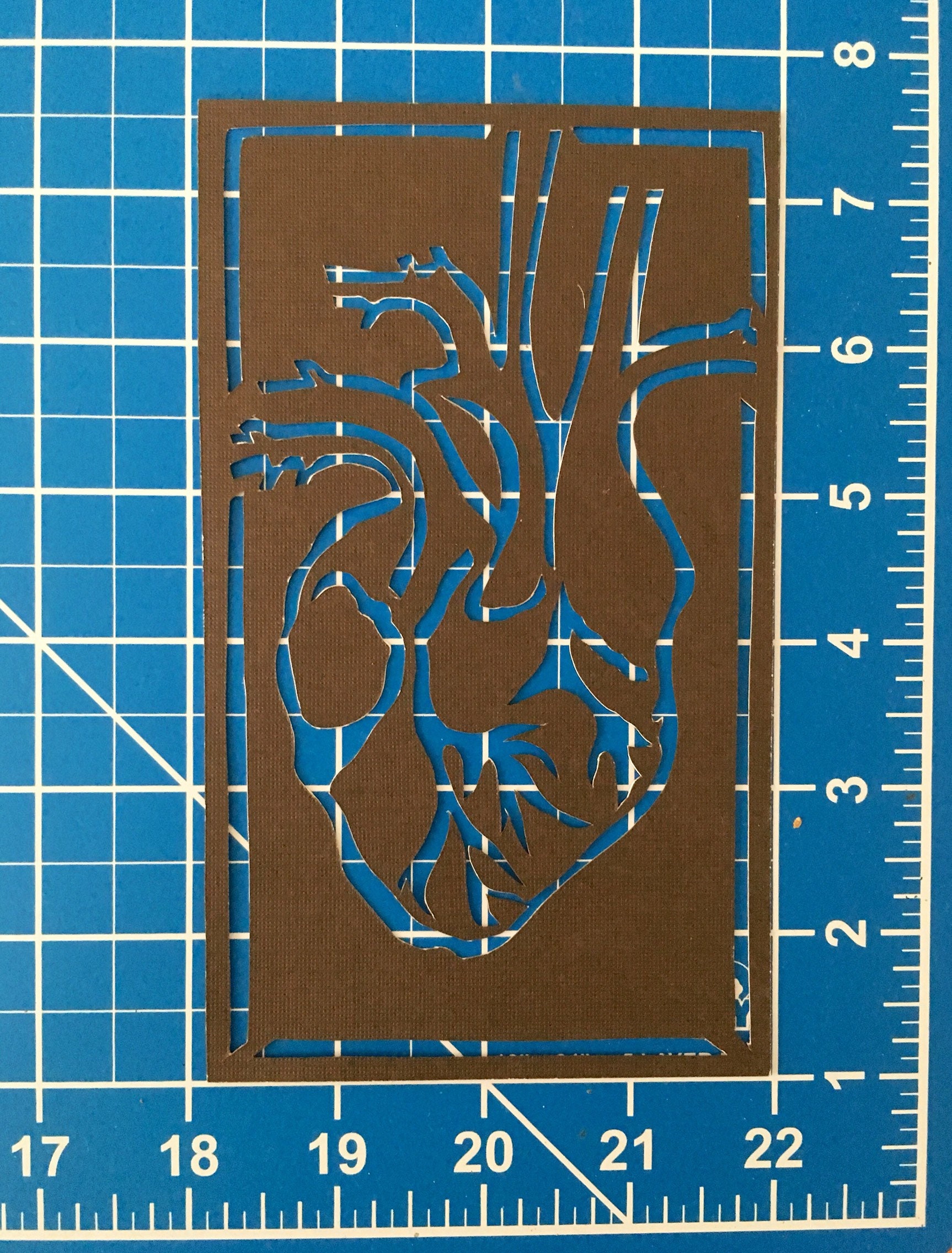 Anatomy of a Heart - Papercut, Paper Cut-out - Etsy