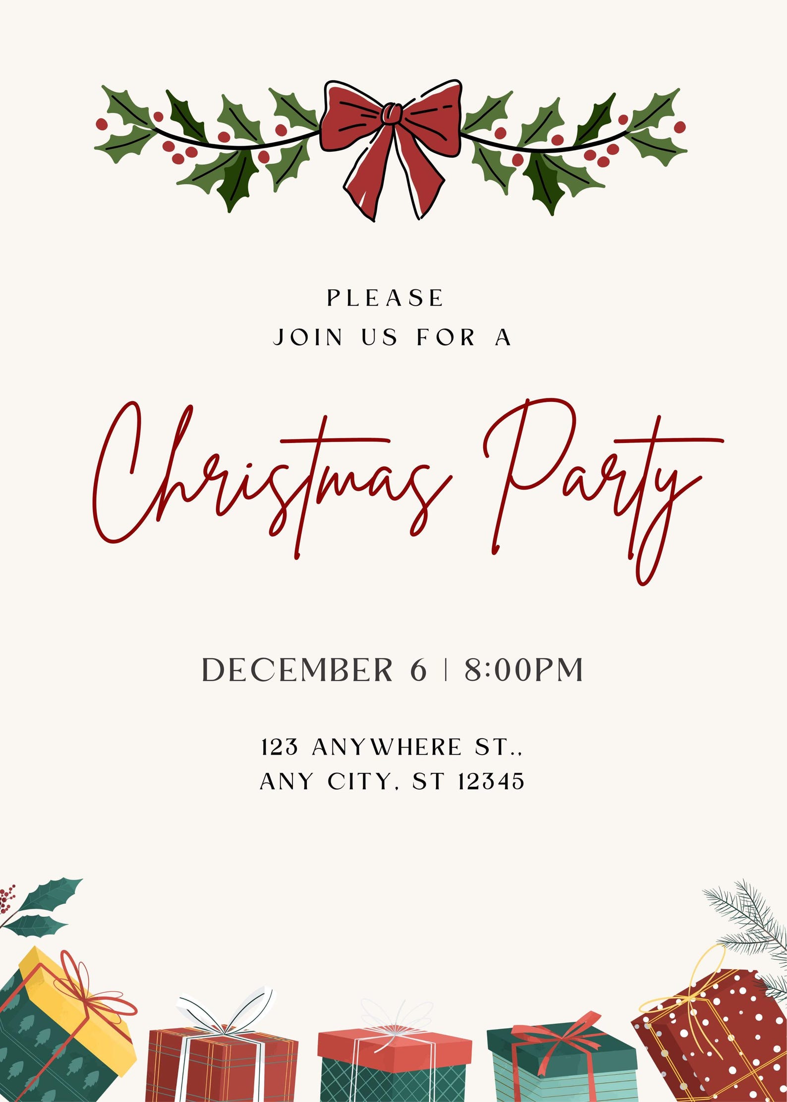 Christmas Party Posada Invites Bundle of 3 Printables - Etsy