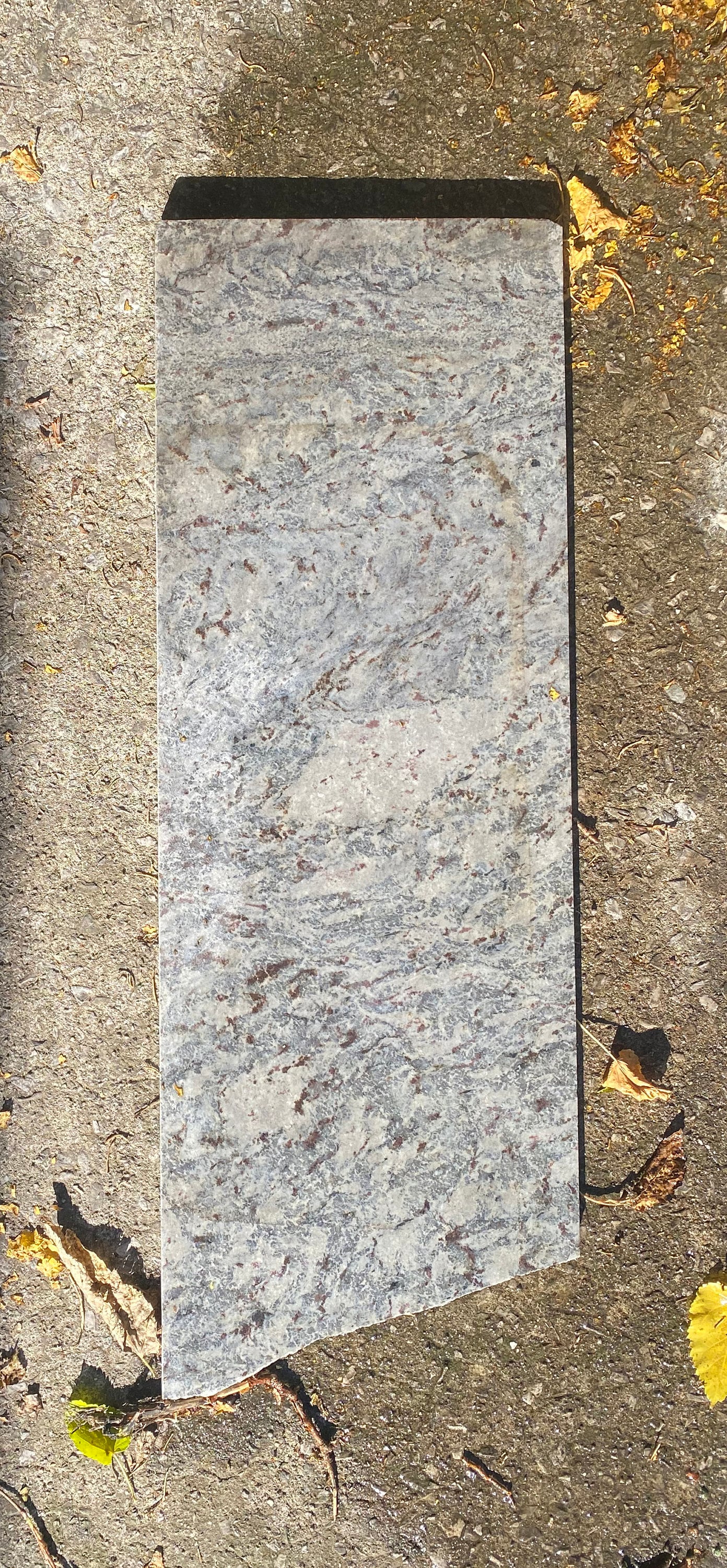 Grey Granite Raw Slab Display Centerpiece - Etsy