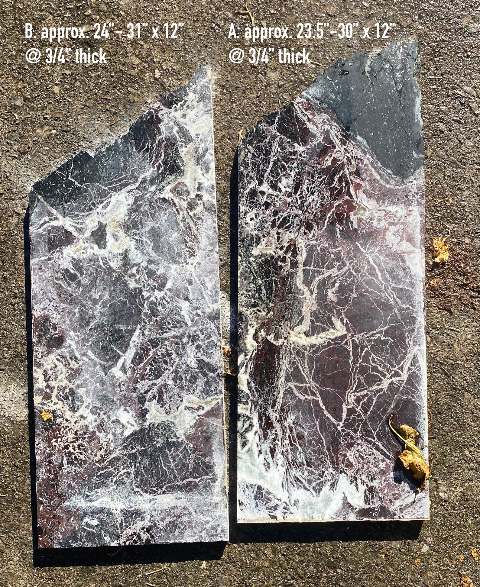 Red Marble Raw Slab Display Centerpiece - Etsy