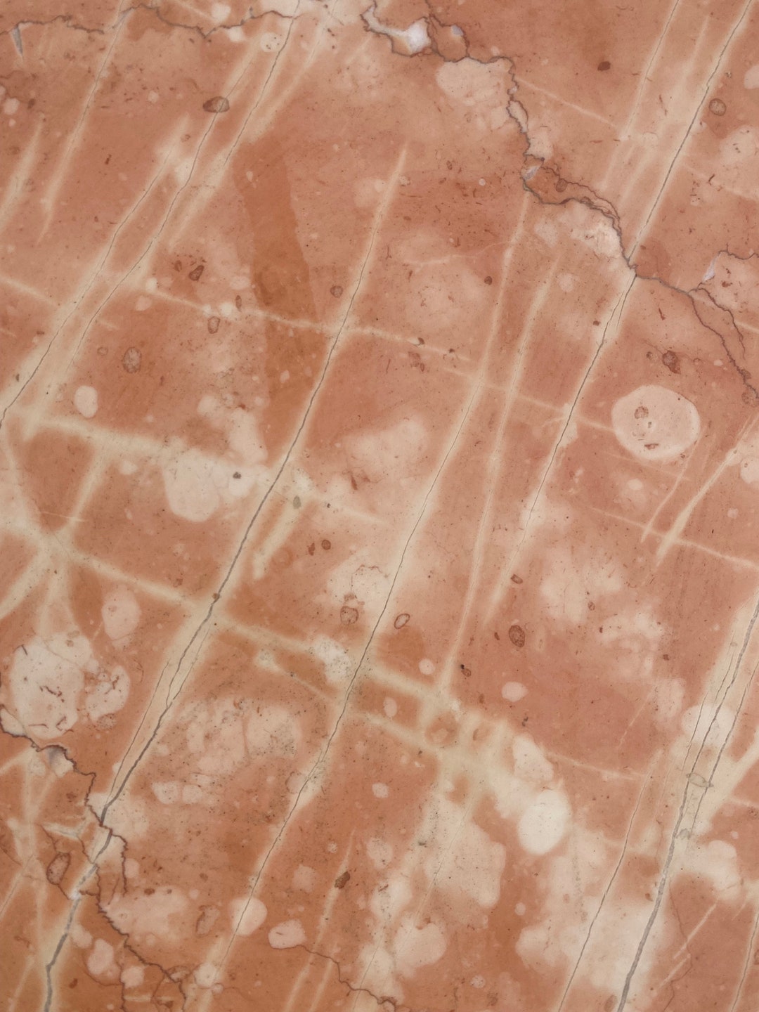 Pink Marble Raw Slab Display Centerpiece - Etsy