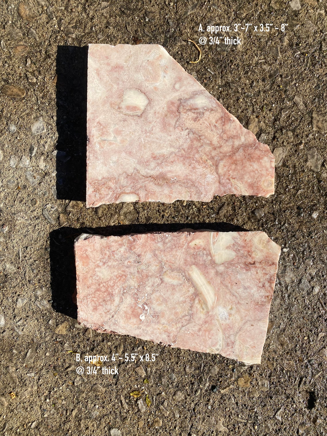 Pink Quartzite Raw Slab Display Centerpiece - Etsy